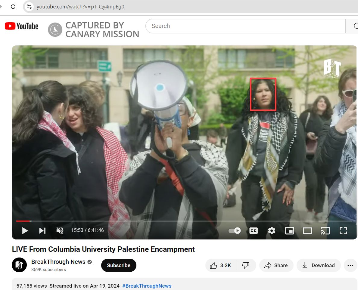 Rachel Domond - Canary Mission