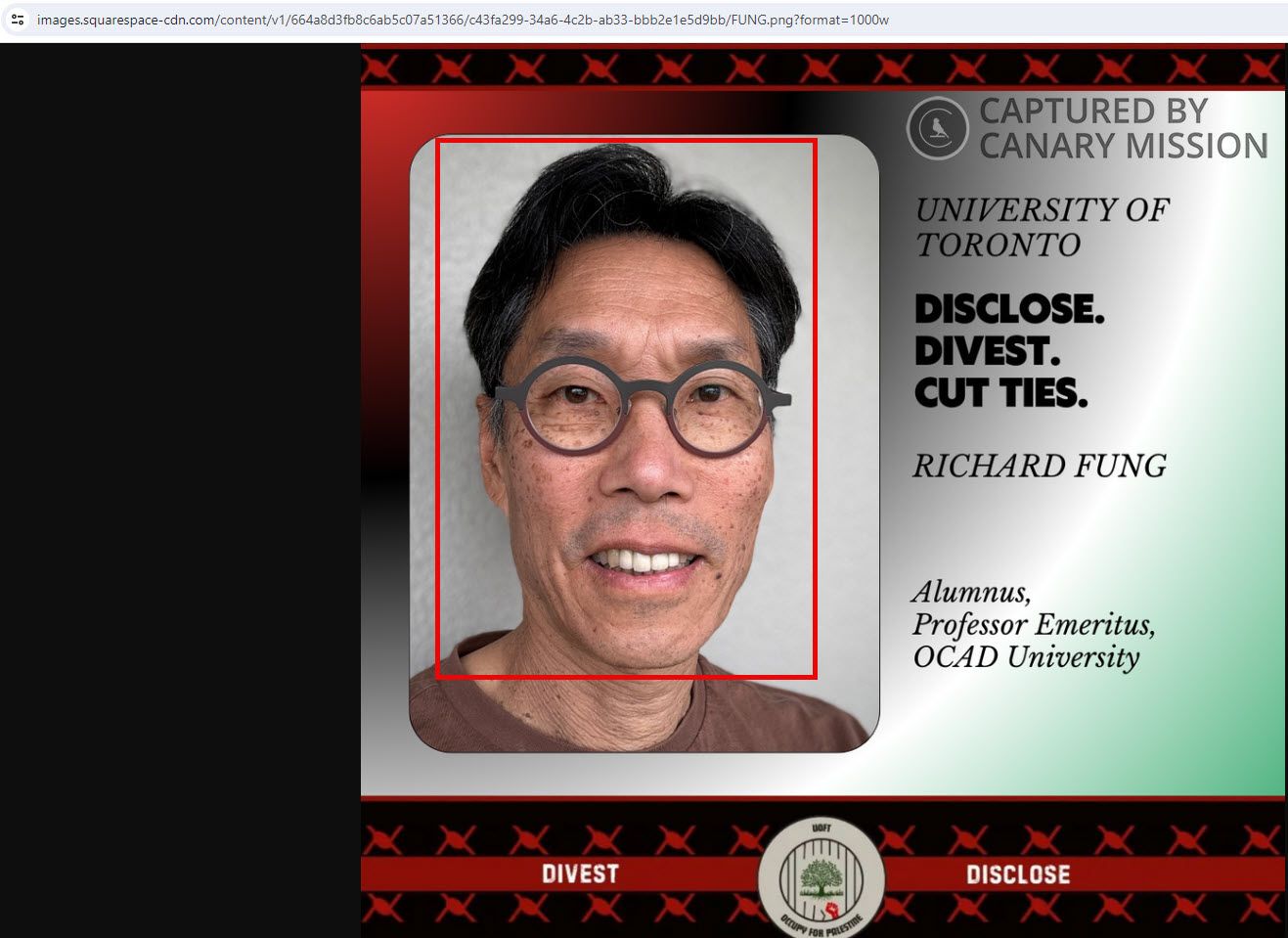 Richard Fung - Canary Mission