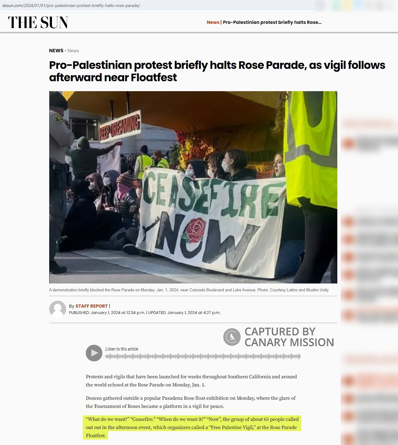 Rida Hamida - Canary Mission