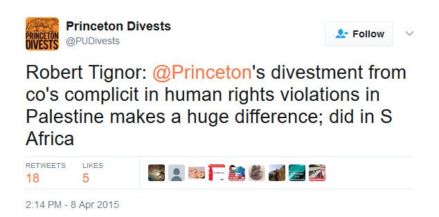 Robert Tignor - Canary Mission