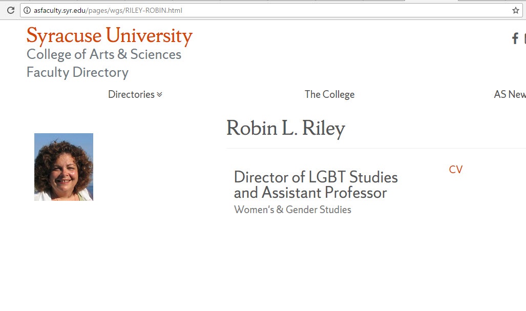 Robin Riley - Canary Mission