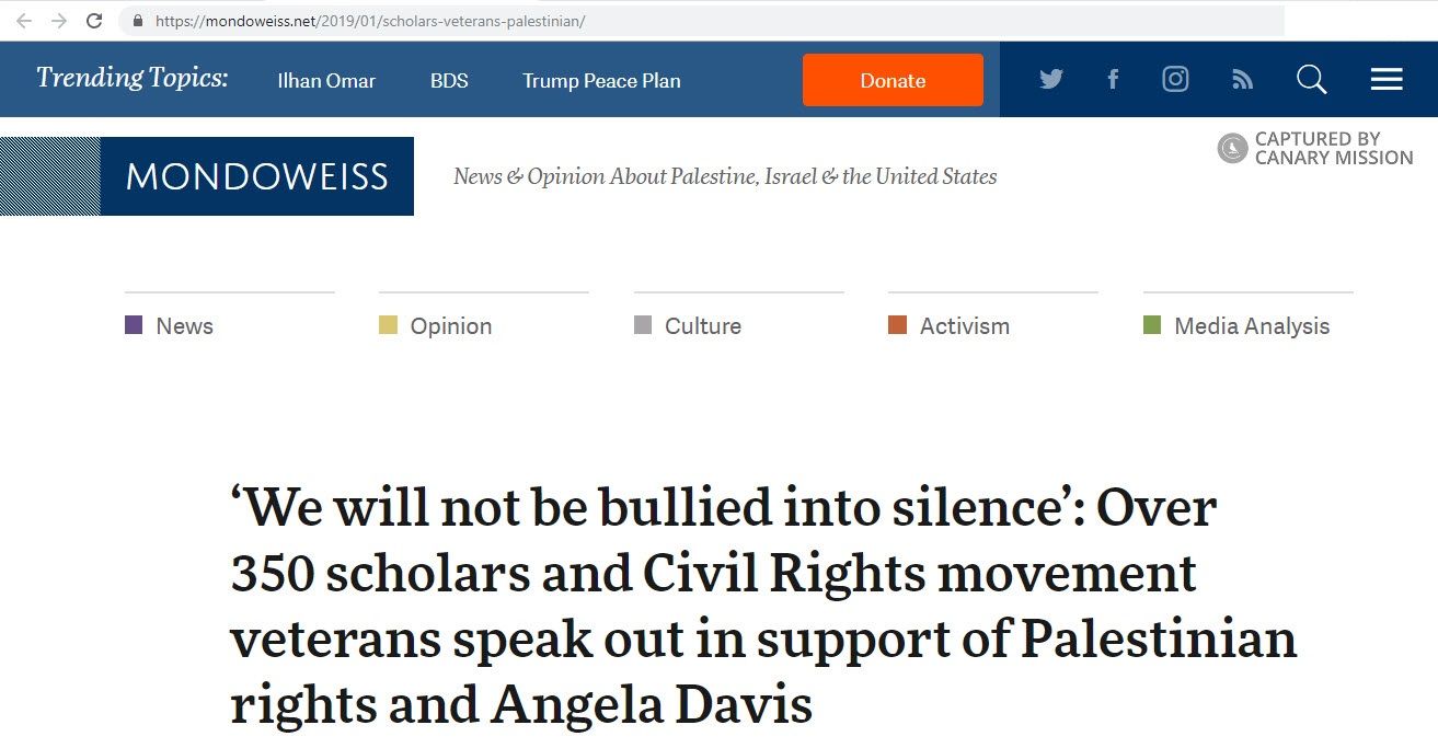 Roderick Ferguson - Canary Mission