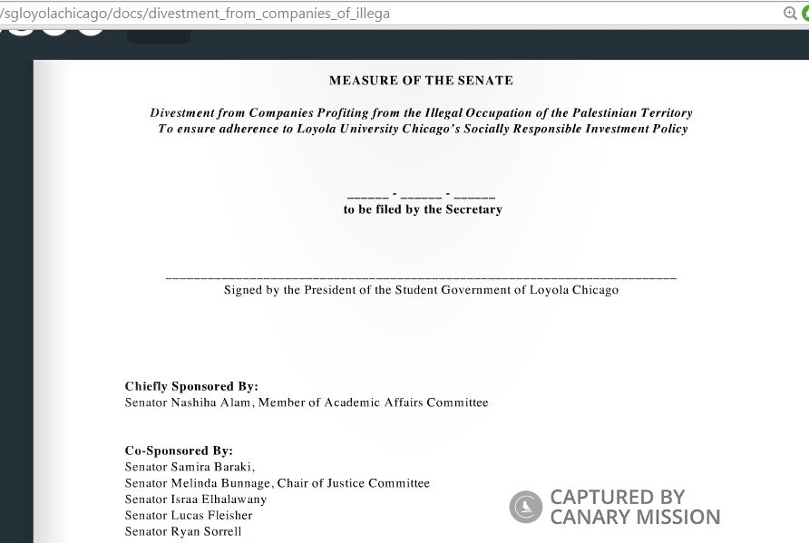 Ryan Sorrell - Canary Mission