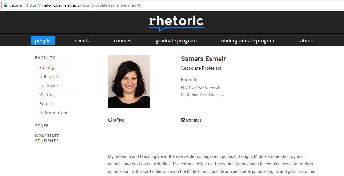 Samera Esmeir - Canary Mission
