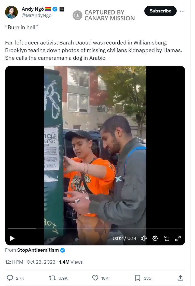 Sarah Daoud - Canary Mission