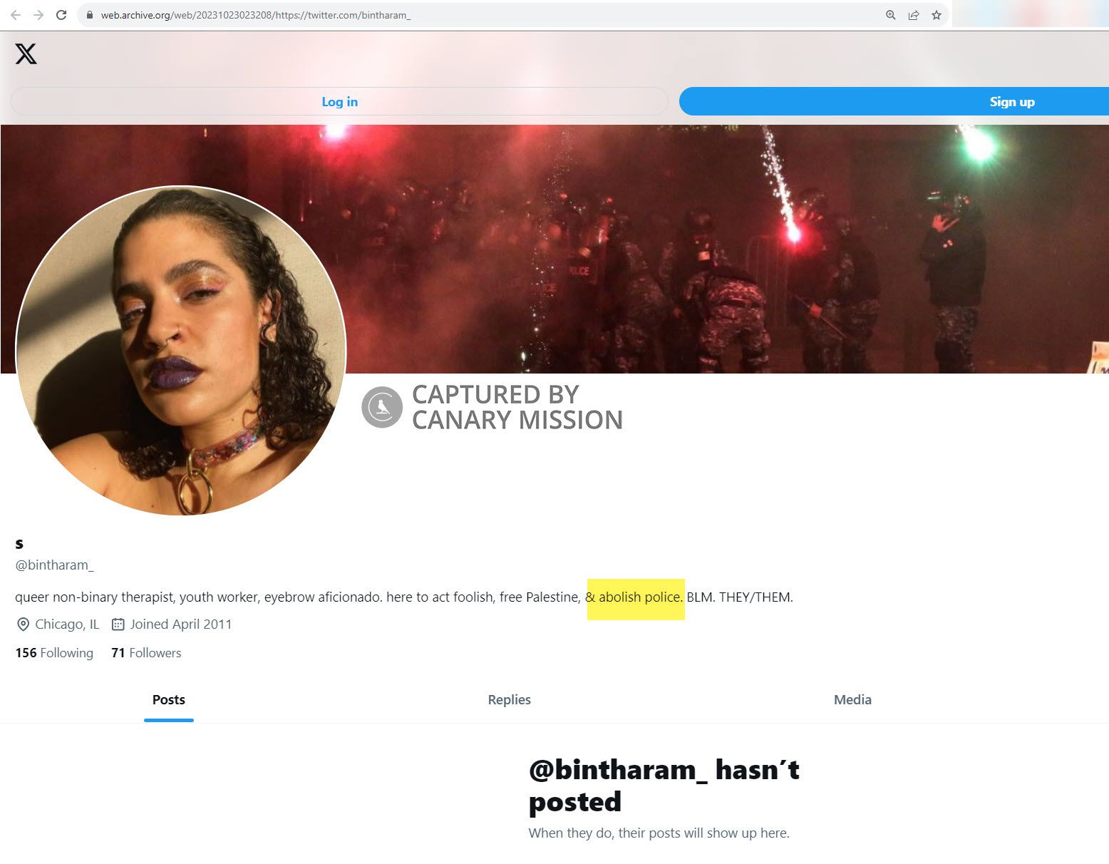 Sarah Daoud - Canary Mission