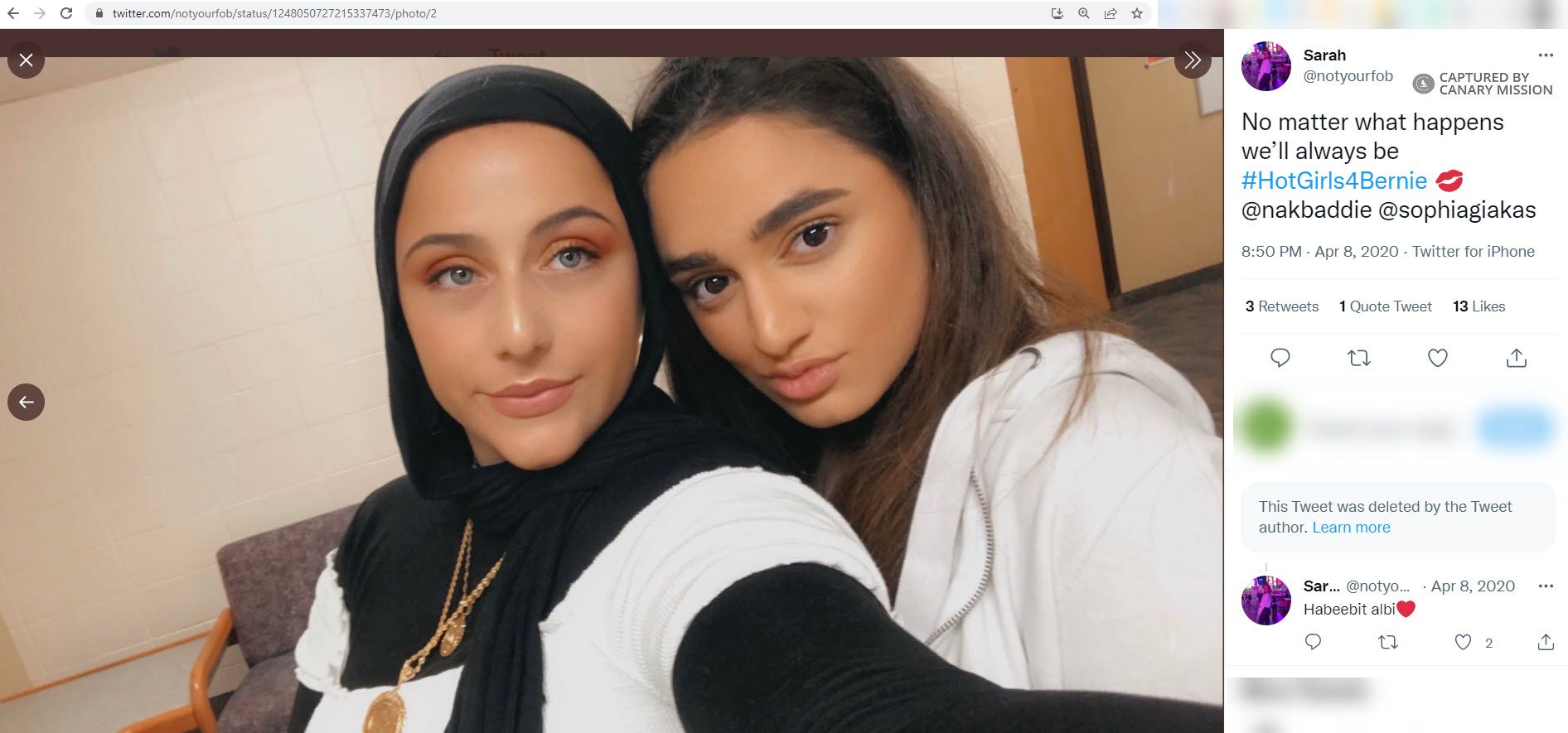 Sarah El Zayyat - Canary Mission