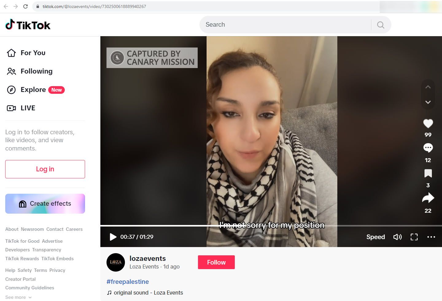 Sarah Elkady - Canary Mission