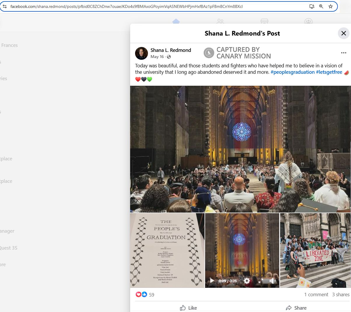 Shana Redmond - Canary Mission