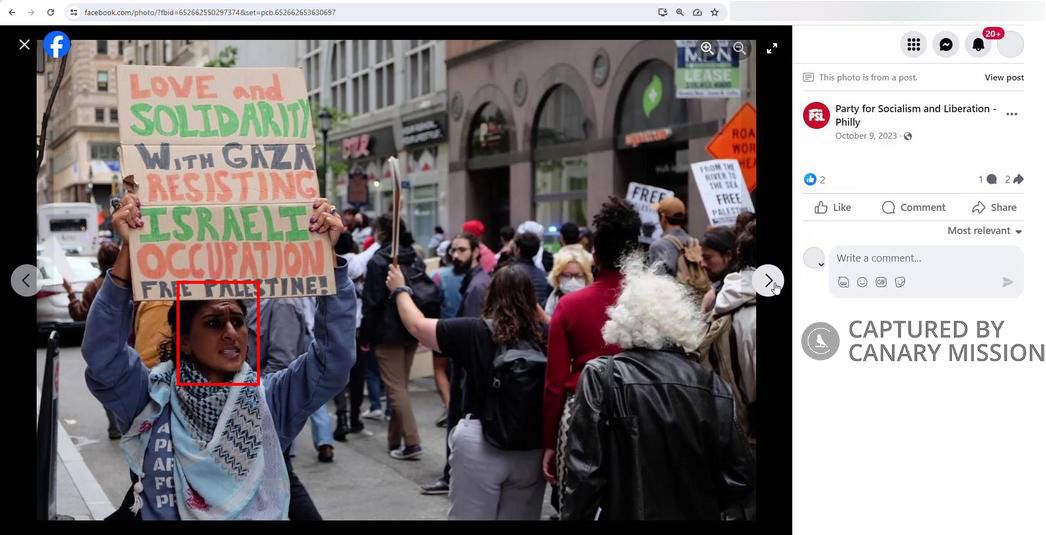 Sheena Sood - Canary Mission