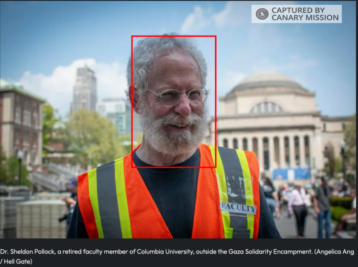 Sheldon Pollock - Canary Mission