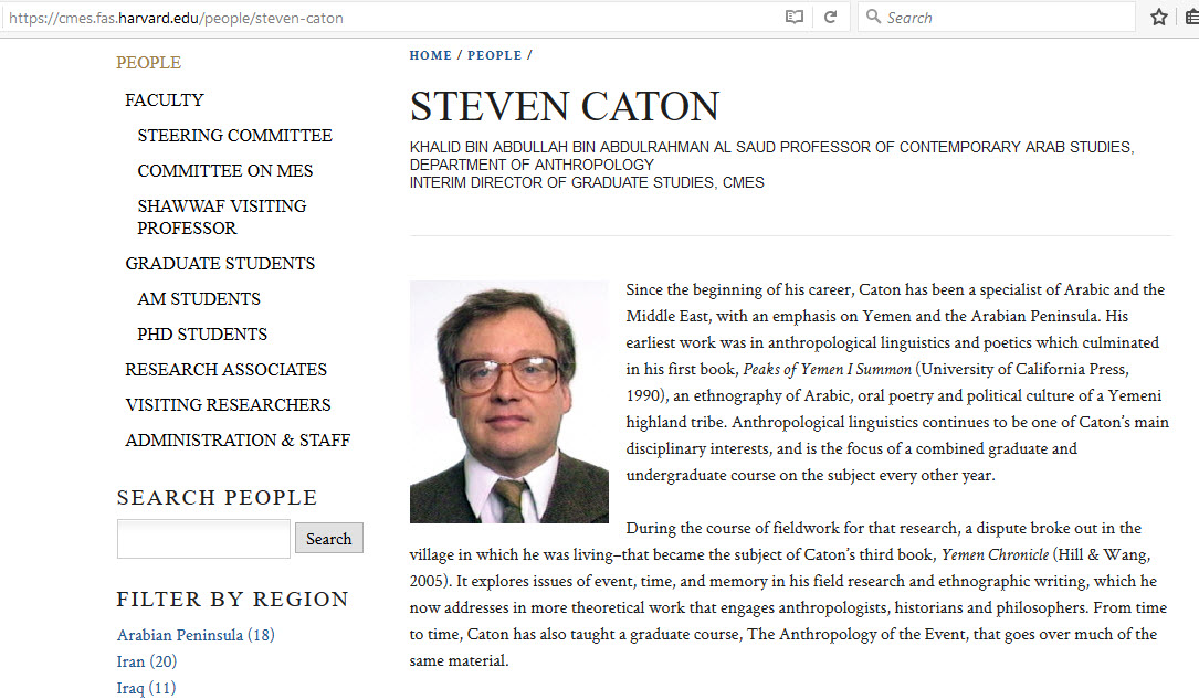 Steven Caton - Canary Mission