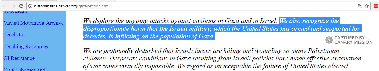 Steven Hahn - Canary Mission