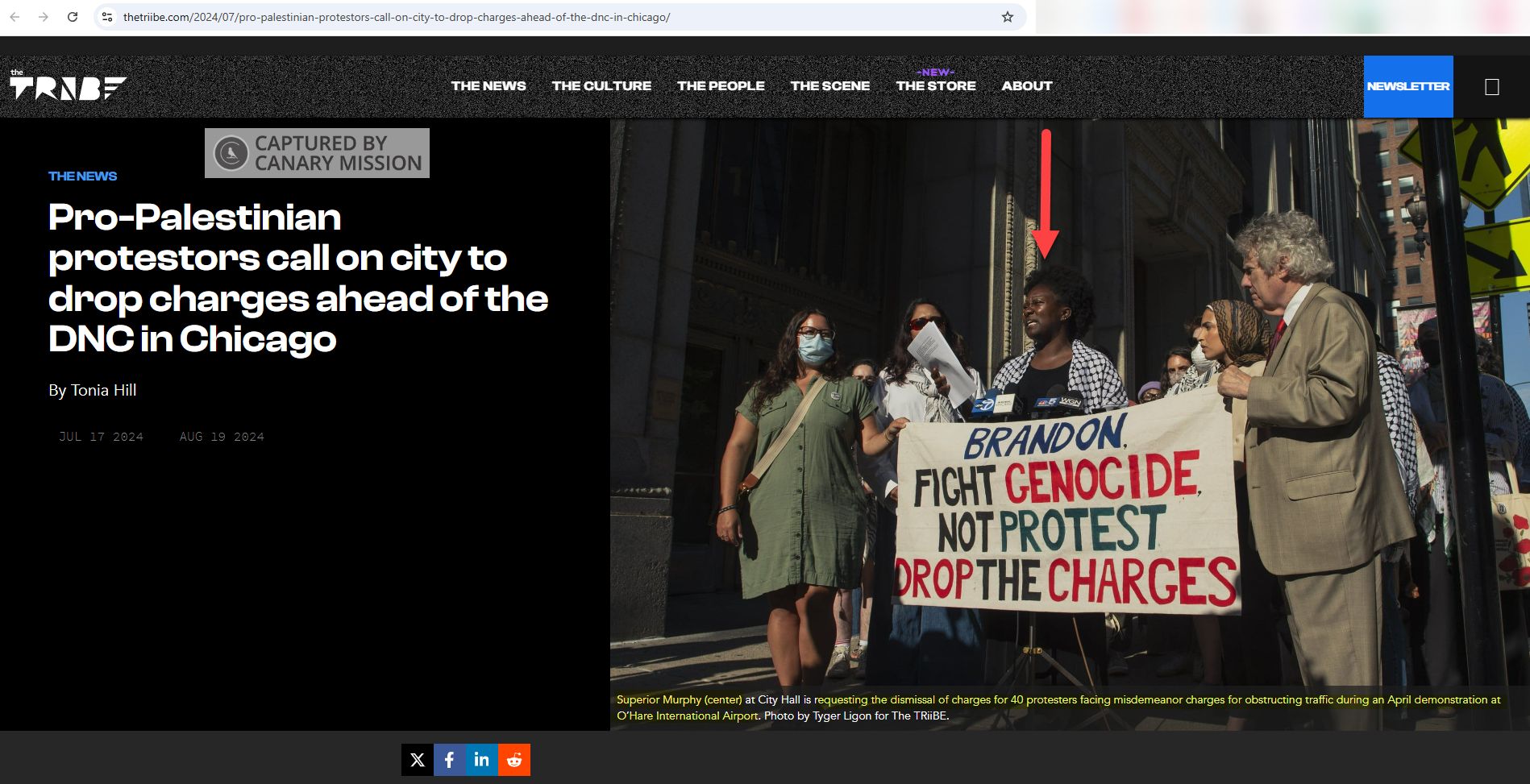 Superior Murphy - Canary Mission