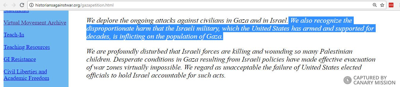 Susan Yohn - Canary Mission