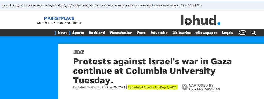 Tajee Bounds - Canary Mission