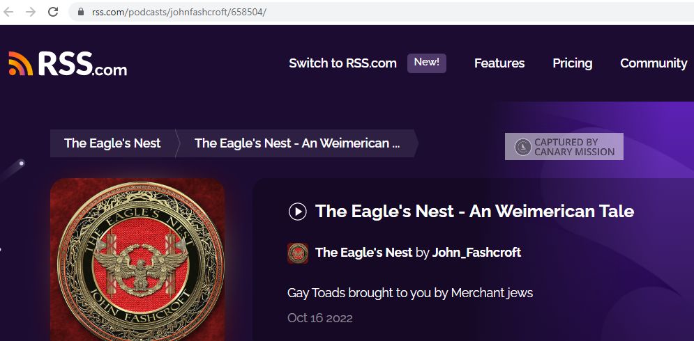 Benjamin Mockler - Canary Mission