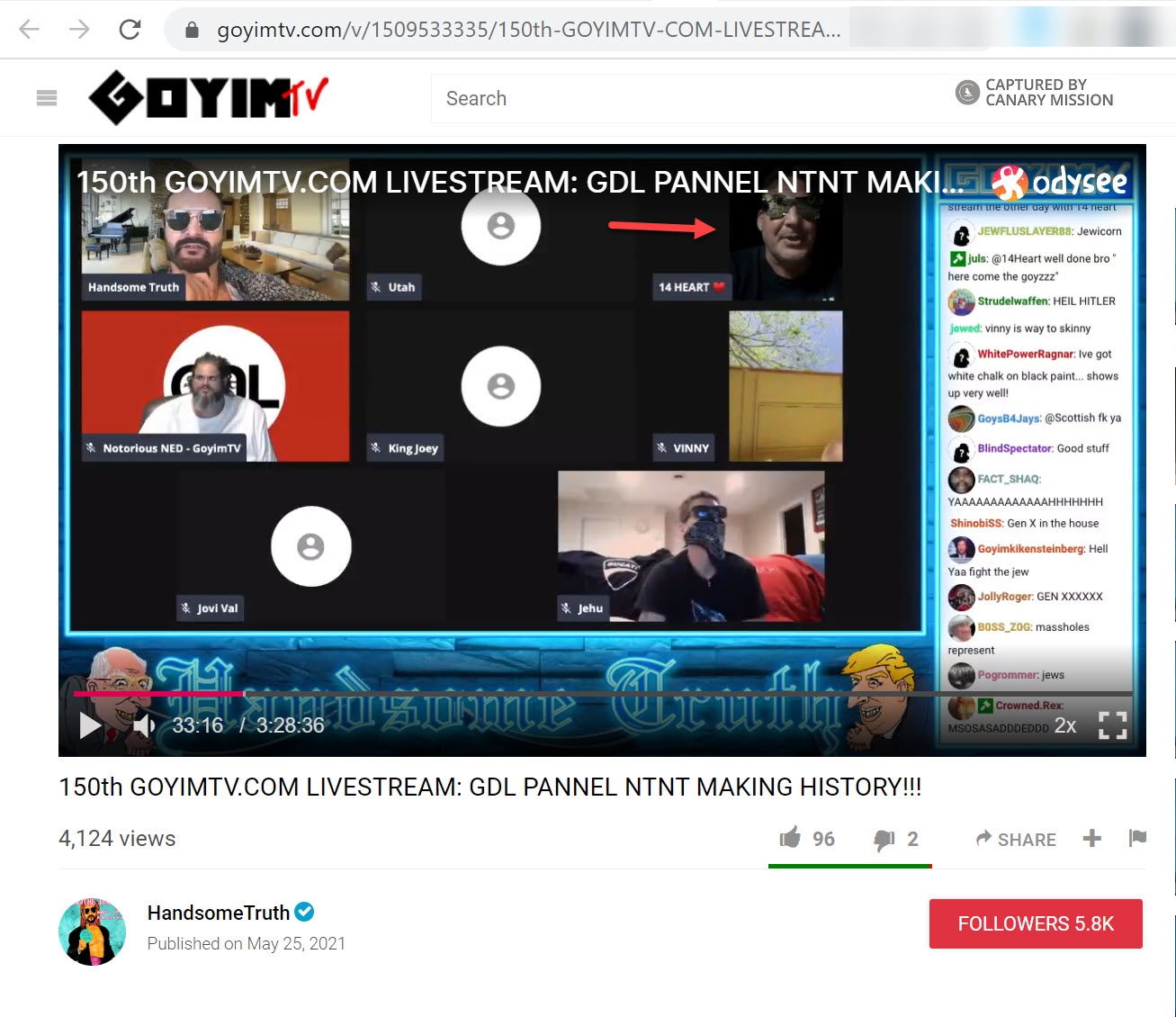 Jason Brown - Canary Mission