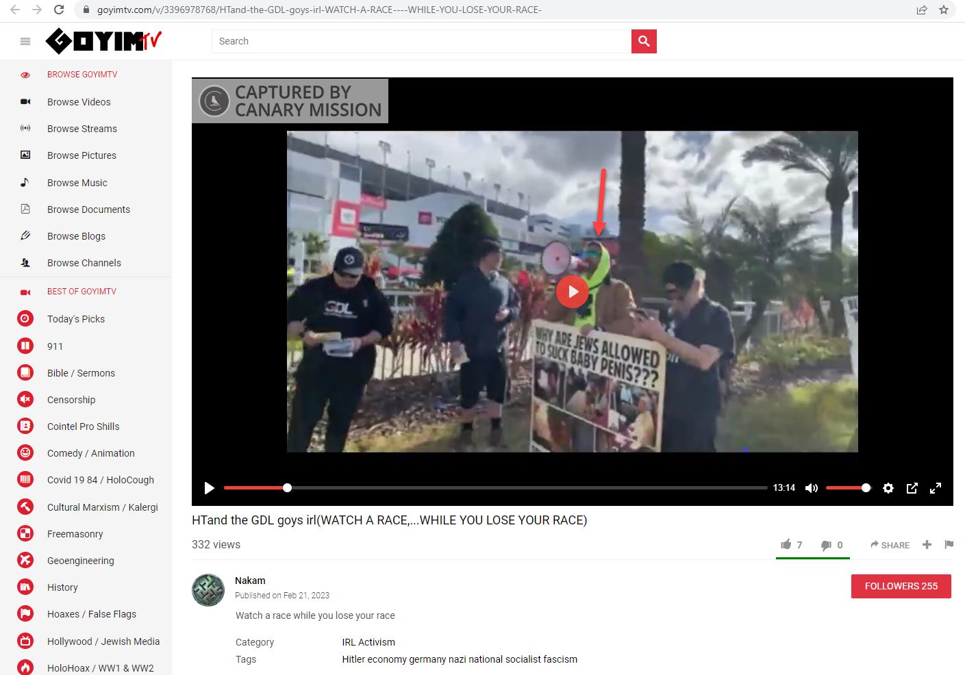 Jon Minadeo - Canary Mission