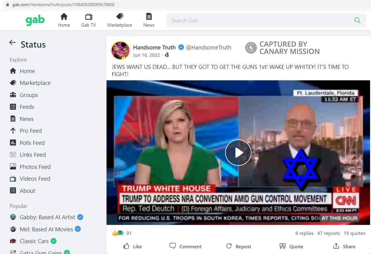 Jon Minadeo - Canary Mission