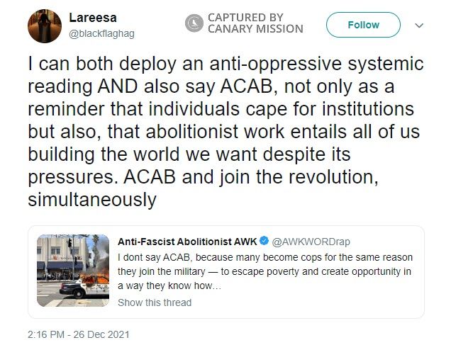 Lara Sheehi - Canary Mission