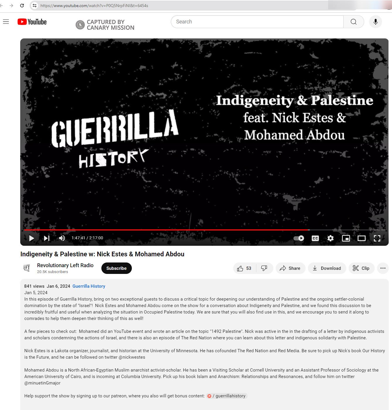 Mohamed Abdou - Canary Mission