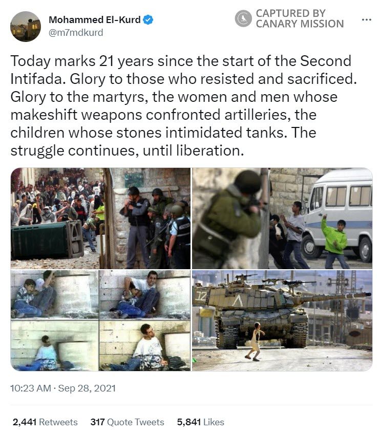 Mohammed El-Kurd - Canary Mission