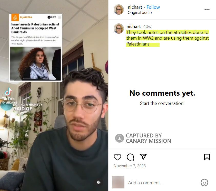 Nicole M Hart - Canary Mission