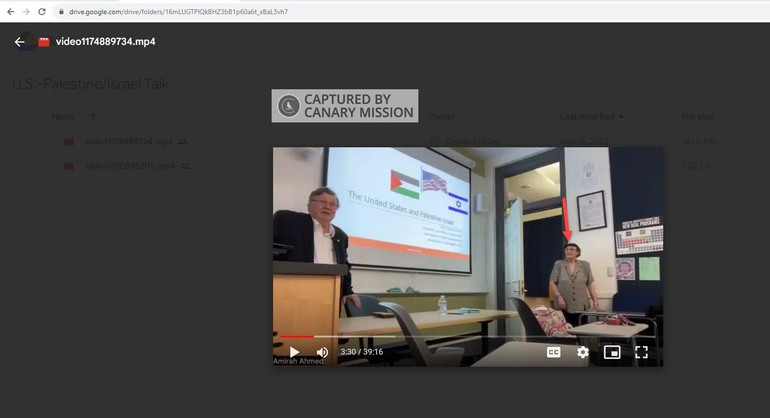 Siham Alfred - Canary Mission