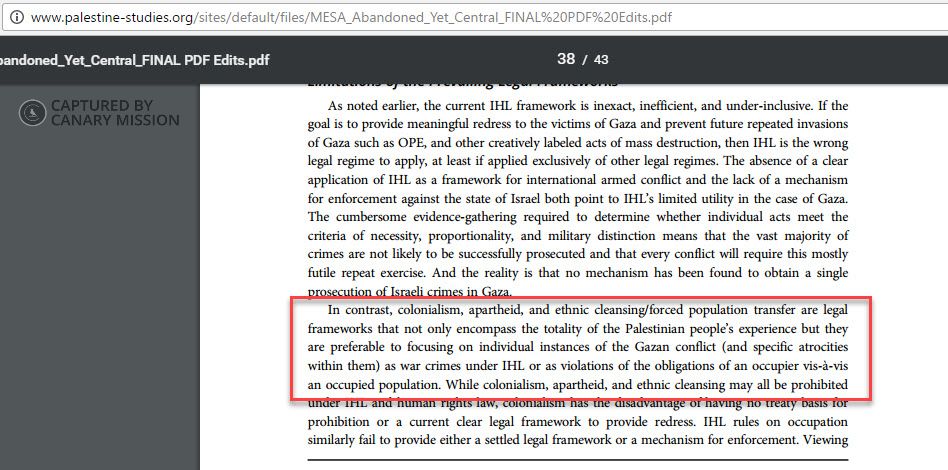 Susan Akram - Canary Mission