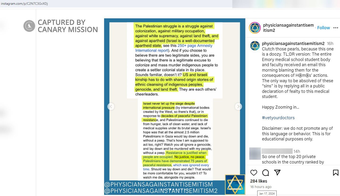 Umaymah Mohammad - Canary Mission